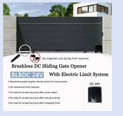 China DC24V Brushless Sliding Gate Motor with 1000kg Max Gate Weight and IP65 Waterproof Rating for sale
