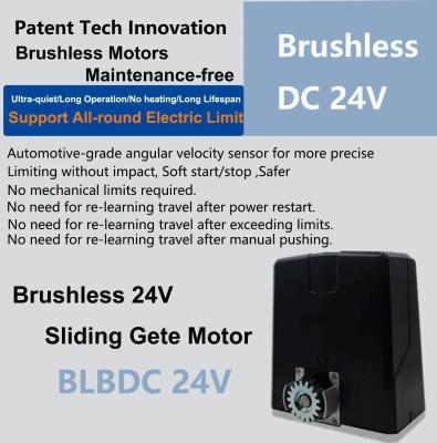China BLB Series Brushless Sliding Gate Operator with 1000kg-2000kg Max Gate Weight All-Round Electric Limit and DC24V Safe Low Voltage for sale