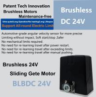 China BLB Series Brushless Sliding Gate Operator with 1000kg-2000kg Max Gate Weight All-Round Electric Limit and DC24V Safe Low Voltage for sale