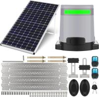 China Solar Panel Powered DC Brushless Motor Automatic Gate Opener with 600kg Max Gate Weight and IP65 Waterproof for sale