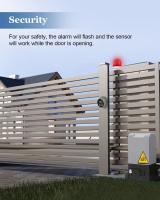 China IP65 Waterproof Automatic Sliding Gate Motor with 600kg Max Gate Weight and 12m/min Load Speed for sale