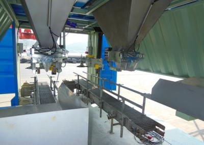 China Mobile Packaging System Trailer With FFS Machine / Palletizing For Cement Packing for sale