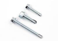 China Hex Head Self Drilling Screw Zinc Plated 4.8/5.5/6.3x(19~100)mm for sale