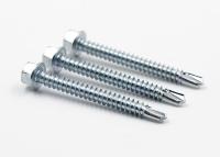 China Hex Head Self Drilling Screw Zinc Plated 4.8/5.5/6.3x(19~100)mm for sale
