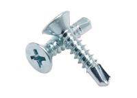 China CSK Head Self Drilling Screw Zinc Plated 3.5/3.9*(16~76)mm for sale