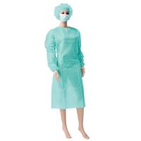 China Lightweight Medical Isolation Gowns PP Nonwoven Material Free Sample for sale