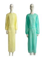 China Ultrasonic Sewing Medical Isolation Gowns Fluid Resistant FDA Approved for sale