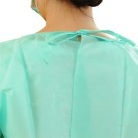 China Non Woven Disposable Medical Gowns With 18-40g/M2 Weight Free Samples for sale