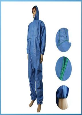 China White Industrial Disposable Coverall Suit for sale