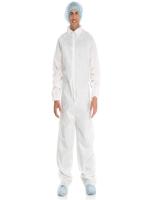 China Anti Bacterial Disposable Coverall Suit Non Woven Latex Free S M L XL Size for sale
