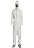 China Multicolour Low Lint Anti Shrink White Protective Coveralls , Sms Surgical Gown for sale