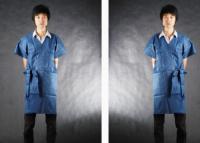 China Excellent Microbial Barrier Disposable Doctor Gown Non - Sterile For Health Industrial for sale