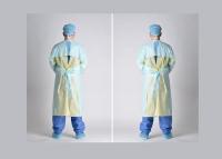 China Lightweight Disposable Work Overalls , Disposable Hospital Theatre Gowns for sale