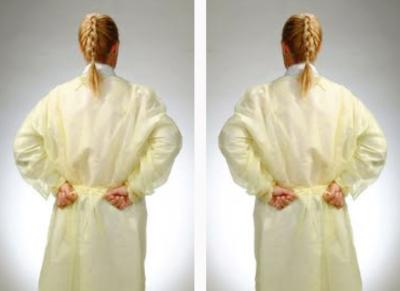 China Disposable Operating Room Scrubs Uniforms , Non Woven Protective Clothing Overalls for sale