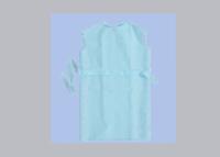 China Elastic / Knitted Cuff Disposable Safety Coveralls Medical Gown With V Collar And Pockets for sale