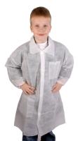 China Outwear Disposable Plastic Lab Coats No Stimulus To Skin For Outdoor for sale