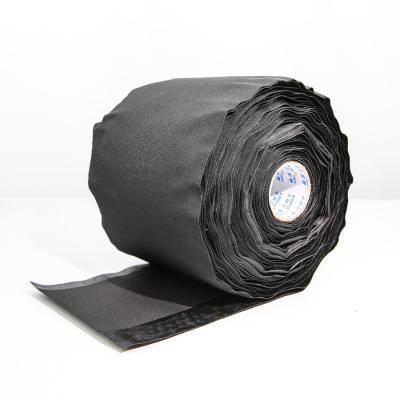 China Cloth Fabric Sleeve Wire Harness Wrapping Tape Black Color 130mm Width for sale