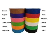 China Customized Coloful No Residue Masking Tape Writable Single Side for sale