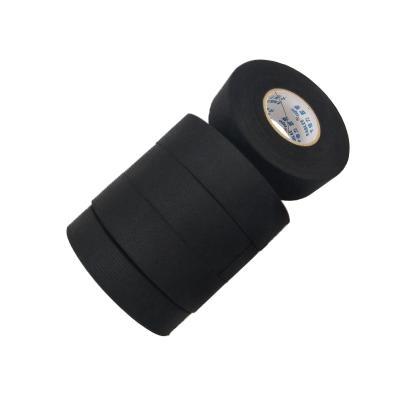 China Flame Retardant Automotive Wire Wrap Tape Black Color 25m Length for sale
