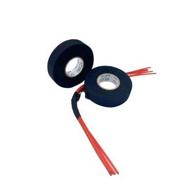 China 15m Industrial Fleece Wire Harness Tape UV Resistant Black Color for sale