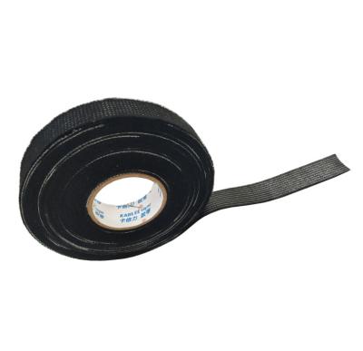 China Black Automotive Fleece Wiring Tape 0.7mm Thickness Water Resistant for sale
