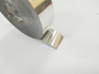 China 25M Length Silver Heat Resistant Aluminium Foil Tape 0.1mm Thickness for sale