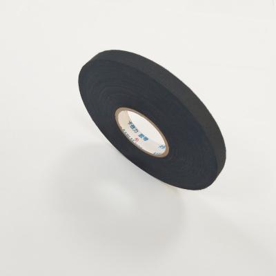 China 9mm Width Black Fleece Wiring Tape Abrasion Resistant 15m Length for sale