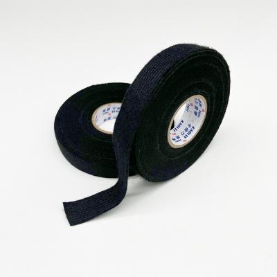 China Professional Full Black T58 Non-woven Fabric Material Fleece Wiring Tape For Wire Harness Cable for sale