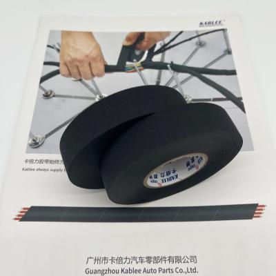 China 0.2mm Thickness PET Automotive Wire Harness Cloth Tape For Car Wire Protection for sale