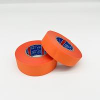 China Automotive Cloth Tape Orange Color Nature Rubber Adhesive For Car Wire Harness Wrapping for sale