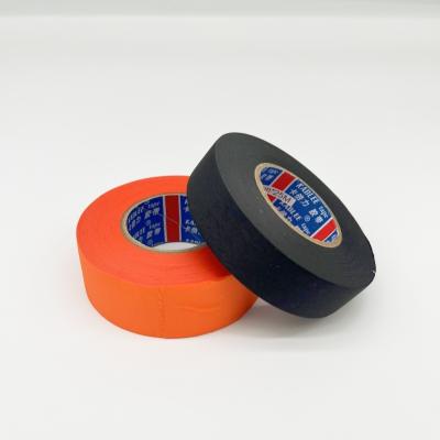 China KBL T03 0.16mm Thickness Cloth Tape Wrapping Automotive Wire Harness Orange Black Color for sale