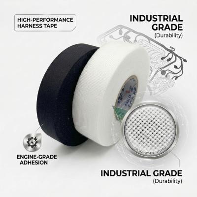 China Kablee Cloth Automotive Wire Harness Tape Wholesale OEM Fabric Wrapping Abrasion Resistant Protective for sale
