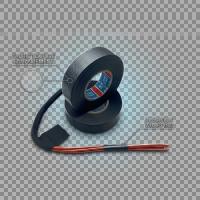 China Automotive Cloth Wire Harness Tape Low VOC Low Odor 19mm x 25m Black Custom for sale
