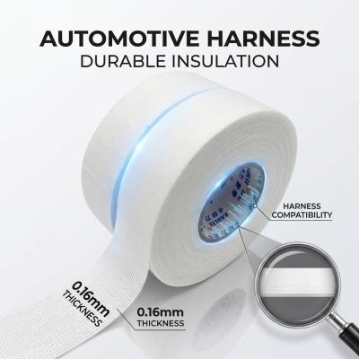 China PE Automotive Adhesive Tape 0.16mm Wire Harness Wrap Abrasion Resistant for Self-Extinguishing Noise Reduction for sale