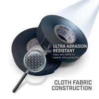 China Heavy Duty Cloth Wire Harness Tape 25mm x 25m Anti Abrasion Automotive Wiring Loom Protection for sale