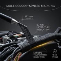 China 0.1mm Black Insulation PVC Tape High Temperature Resistant for Engine Wire Harness for sale