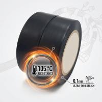 China 0.1mm Black Insulation PVC Tape Wire Harness Wrapping Protection Heat Resistant for sale