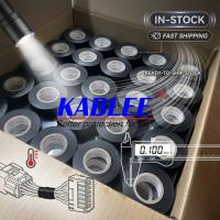 China 0.1mm Black Insulation PVC Tape High Temperature Resistant for Engine Wire Harness for sale