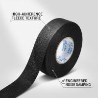China 0.6mm Grey Fleece Automotive Wire Harness Tape High Adhesion Noise Damping Abrasion Resistance 19mm for sale