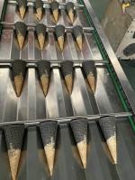 China Tunnel Type 3800pcs/H Automatic Ice Cream Cone Machine for sale