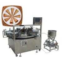 China Beverage Factory Gas Heating Automatic Waffle Cone Making Machine for sale
