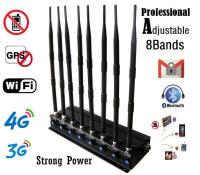 China 433MHz 315MHz Alarm Mobile Phone Signal Jammer Adjustable With Cooling Fan for sale
