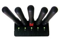 China WIFI Bluetooth Portable Signal Jammer Cell Phone Scrambler with Car charger for sale