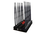 China 5.8G UAV Drone Frequency Jammer , Drone Jamming Devices 16 Antennas for sale