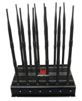 China 30 Watt 2G 3G Mobile Phone Signal Jammer / WIFI Phone Signal Scrambler for sale