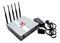 China Strong Range Cell Phone Signal Jammer Scrambler Device WIFI 2400mhz - 2500MHz for sale
