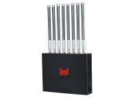China Military VHF UHF WiFi Signal Jammer 8 Channels Long Jamming Distance for sale