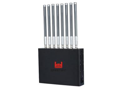 China Military VHF UHF WiFi Signal Jammer 8 Channels Long Jamming Distance for sale