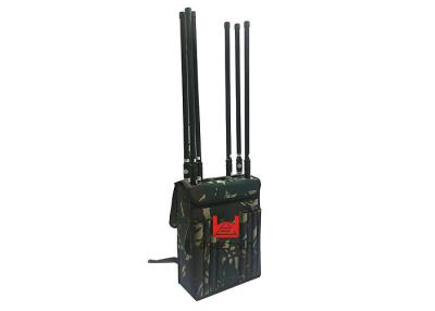 China Manpack Jammer Lojack  Drone Frequency Blocker High Power 120W 800 MHz - 2700 MHz for sale