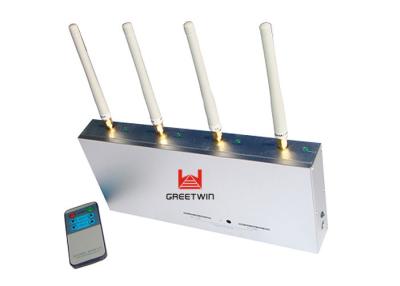 China Indoor Cell Phone Jammer GPS Signal Jammer Desktop with Remote Control for sale